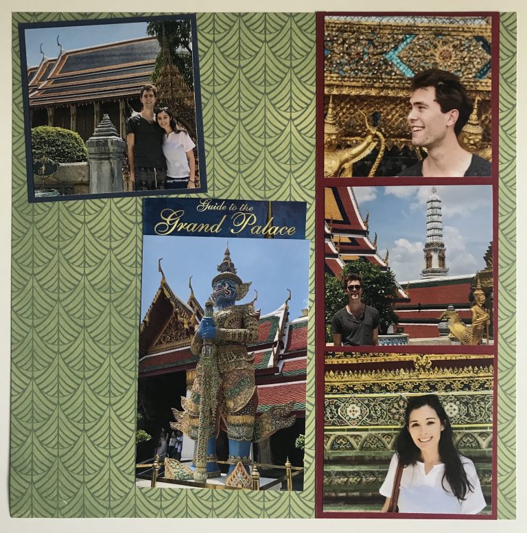15 Scrapbook Pages of Thailand Memories - Passports and Papers